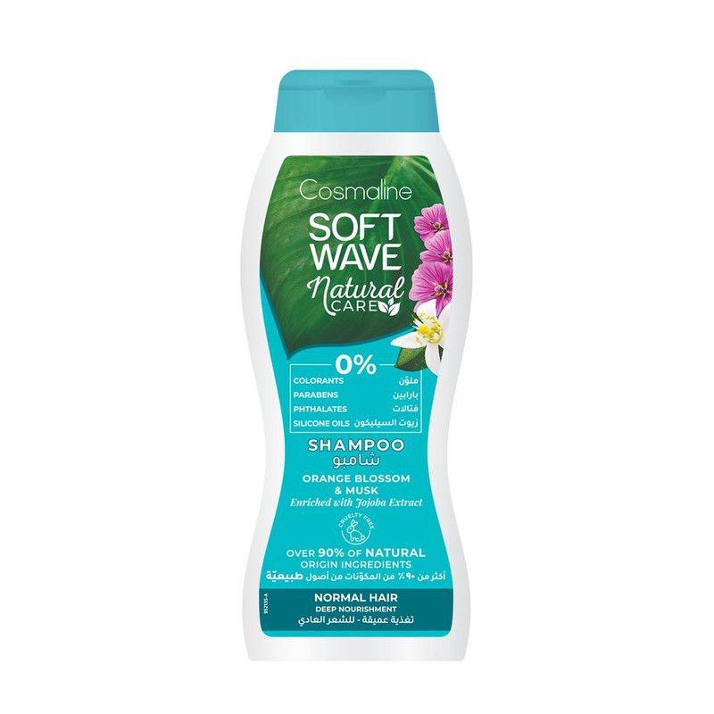 Soft Wave Natural Care Shampoo For Normal Hair 400Ml | Cosmaline